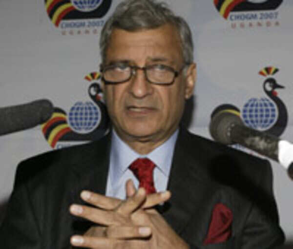 C'wealth Secy-Gen Kamalesh Sharma's win hailed - Times of India