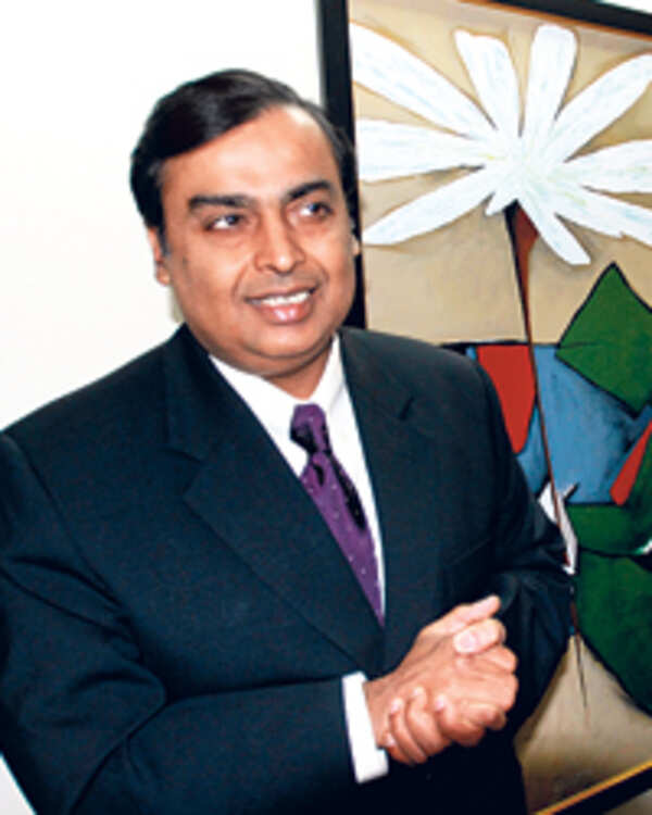 Mukesh Ambani at an art exhibition | Events Movie News - Times of India