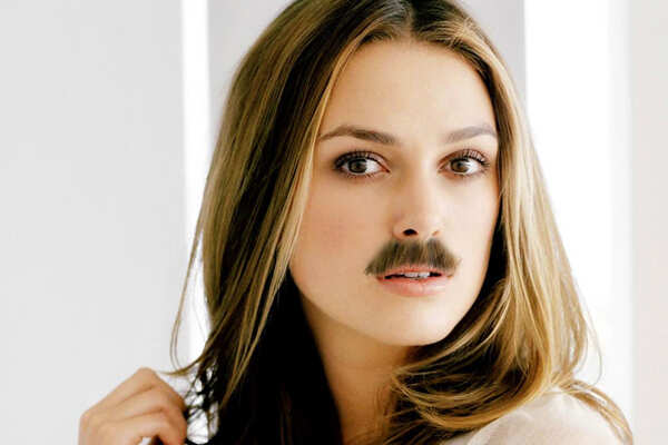 15 Hollywood Women Sporting Movember Moustaches! - Times of India