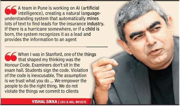 Infosys CEO Vishal Sikka: Indians don't speak up, just follow orders ...