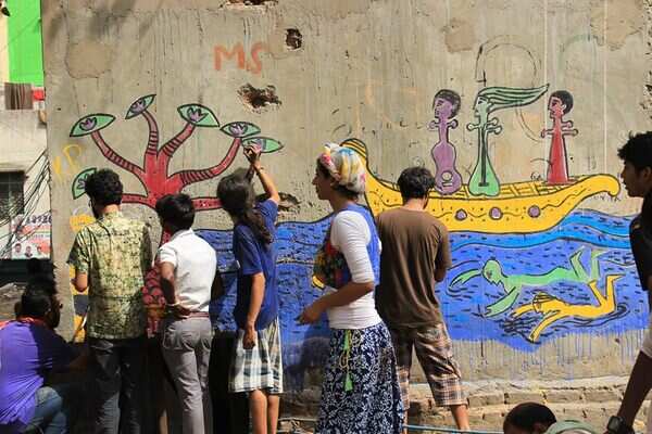 Busking a trail of protest through song and art | Delhi News - Times of ...