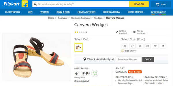 Flipkart 'caught' offering fake discount - The Times of India