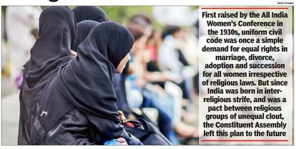 Is a common civil code a good idea? | India News - Times of India