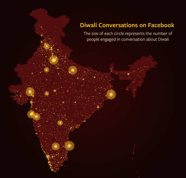 How world celebrated Diwali on Facebook - Times of India
