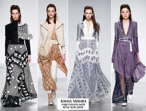 Designer Rahul Mishra's inspiration behind his Paris Fashion Week ...
