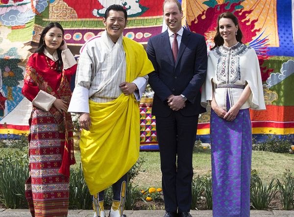 Kate is STUNNING in a Bhutanese-inspired dress - Times of India
