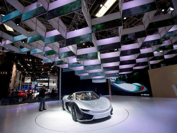 Top ten electric cars showcased at 2016 Beijing Auto Show - Times of India