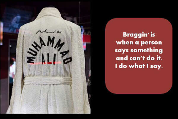 10 knockout quotes by Muhammad Ali - Times of India