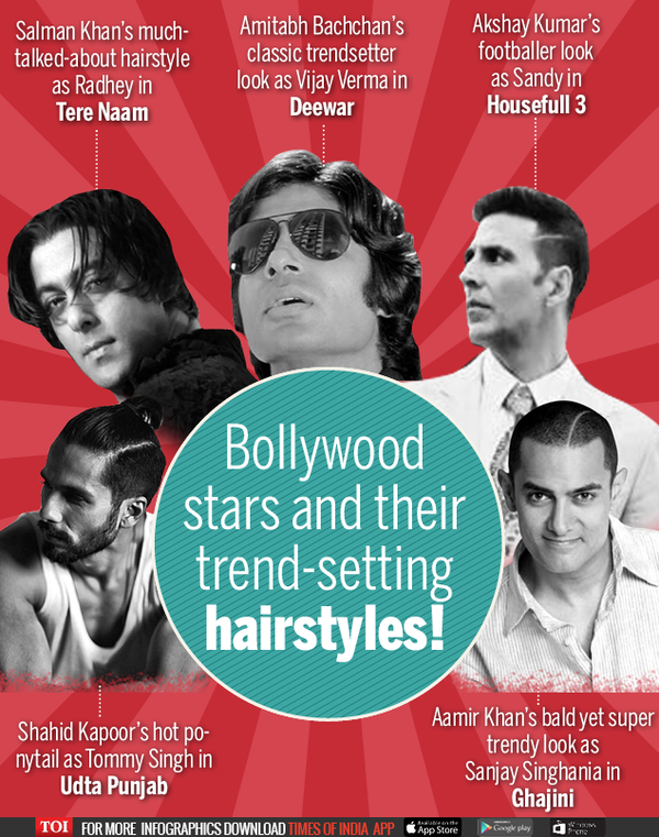 Bollywood stars and their trend-setting hairstyles | Hindi Movie News ...