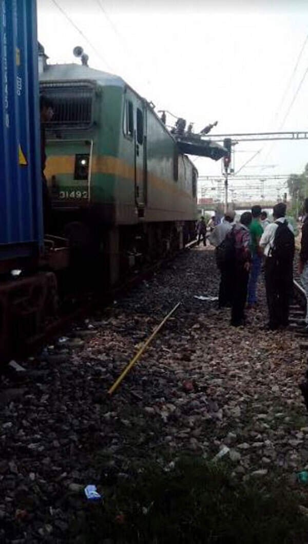 Train roof blows off after 'short circuit' | Agra News - Times of India