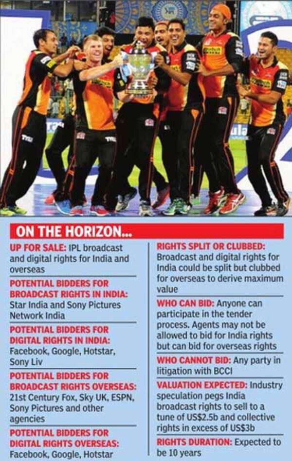 IPL: BCCI bats for transparency, gears up to tender IPL media rights ...