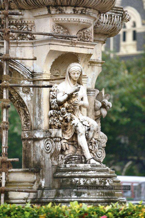 Flora Fountain: Flora Fountain is being restored to its former glory ...