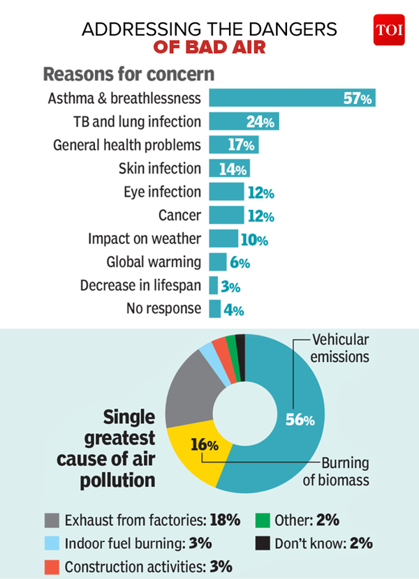 Infographic: Delhi's air pollution menace: Some findings | India News ...