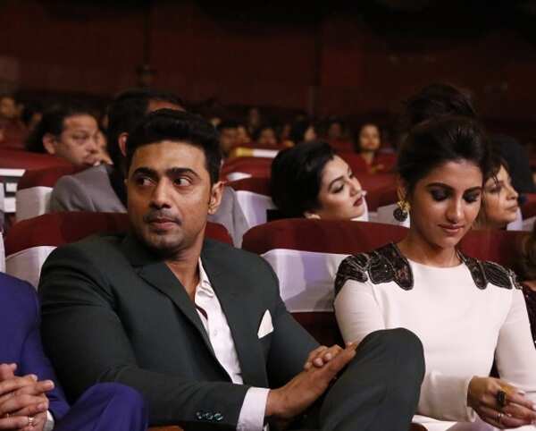 Dev and Rukmini were inseparable at the Filmfare Awards | Bengali Movie ...