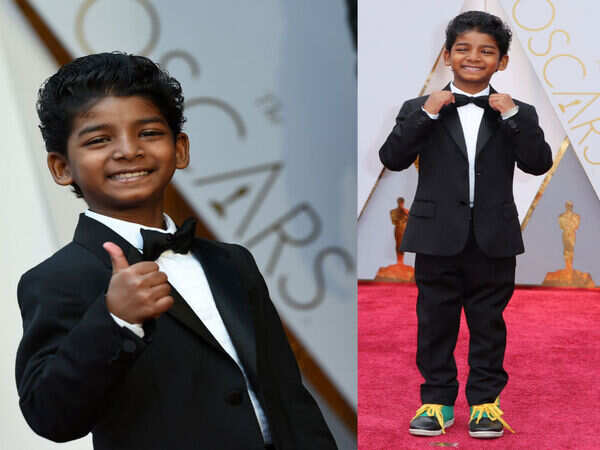 Dev Patel arrives at Oscars 2017 with his mom! - Times of India