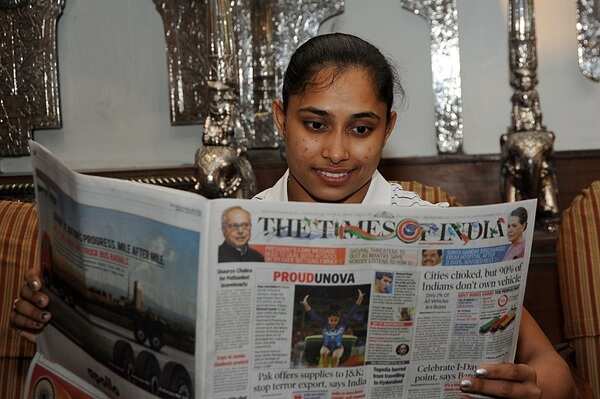 Women: Women are in no way behind men: Dipa Karmakar | Kolkata News ...