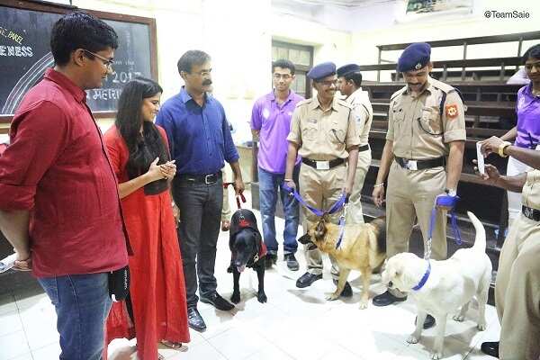Sai’s date with service dogs | Marathi Movie News - Times of India