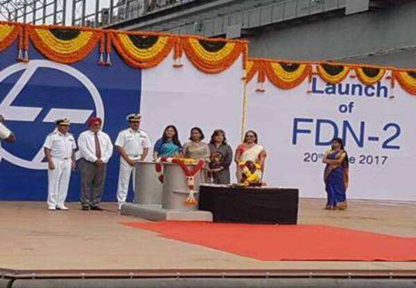 First indigenously built Floating Dock (FDN-2) launched - Times of India