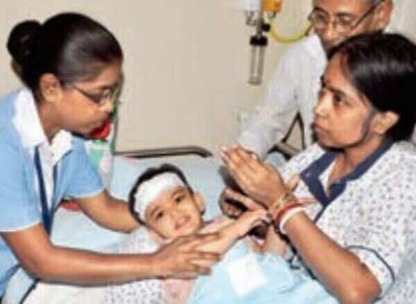 Baby returns home to granduncle after losing parents in accident ...