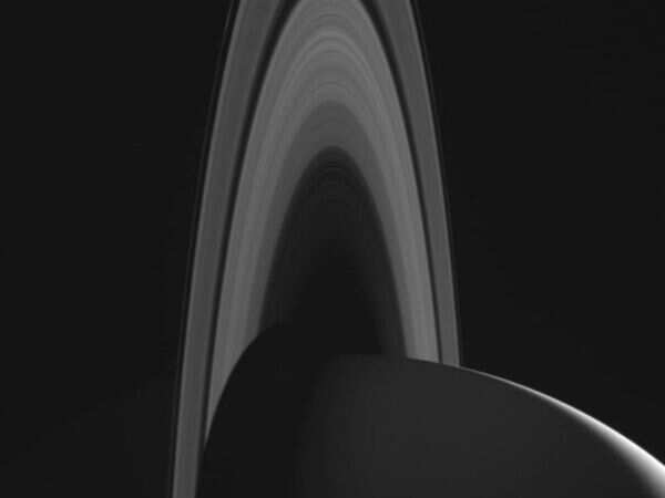 NASA: Nasa releases stunning image of Saturn - Times of India