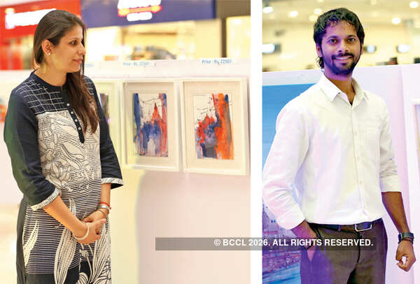 Creating magic on canvas | Events Movie News - Times of India