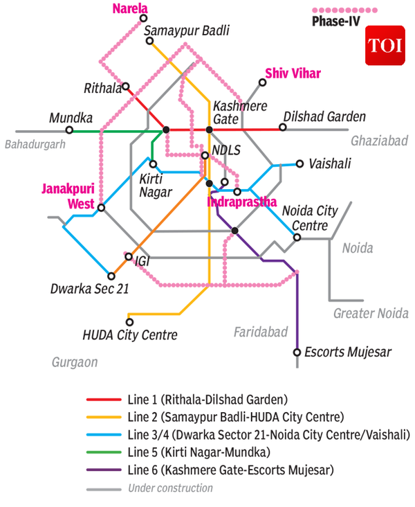 Delhi Metro to get a massive push | India News - Times of India