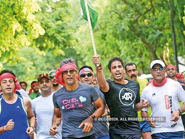 Delhi runners spend Independence Day morning with Milind Soman | Delhi ...