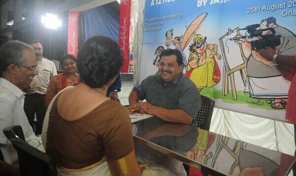 Cartoonist Sajjive a big draw as he sketches 1,000 faces in 12 hours ...
