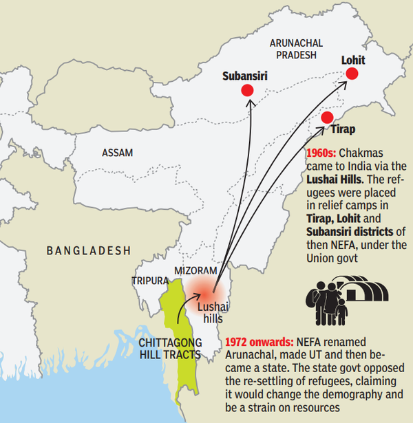 Chakma and Hajong refugees - India's new citizens | India News - Times ...