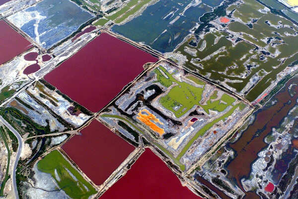 Dead Sea: China's 'Dead Sea' turns an incredible pink and green | India ...