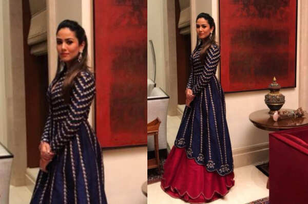 Mira Rajput looks every bit regal in this outfit - Times of India
