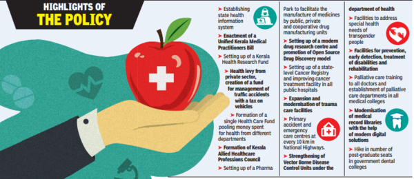 Health policy moots key changes | Kochi News - Times of India