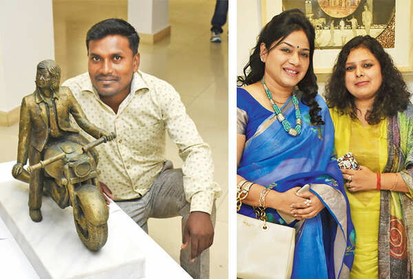 Lucknowites get arty! | Events Movie News - Times of India