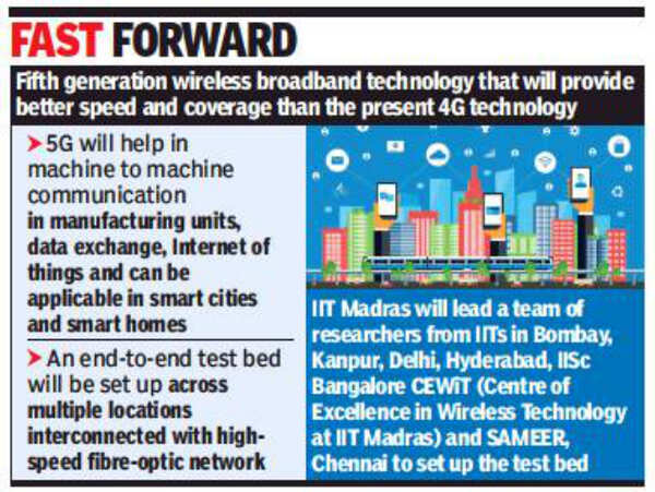 Telecom to partner with IIT-M for 5G test drive | Chennai News - Times ...