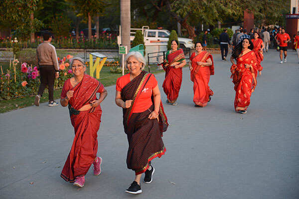 Chandigarh women run in sarees at Sukhna | Events Movie News - Times of ...