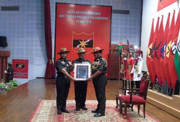 GOC-in-C SOUTH WESTERN COMMAND AWARDS UNIT CITATIONS | Jaipur News ...
