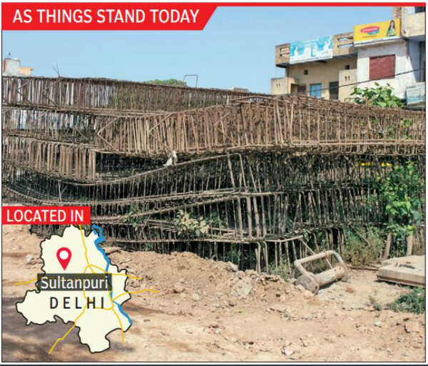 Sultanpuri Railway Bridge: A bridge too far: 180 MT of steel bars from ...