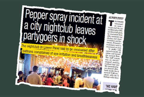 Pepper spray in Mumbai club puts Delhi pubs in dilemma: Will banning it ...