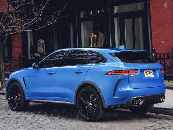 Jaguar: Jaguar unveils high-performance SUV 'F-Pace SVR' - The Times of ...