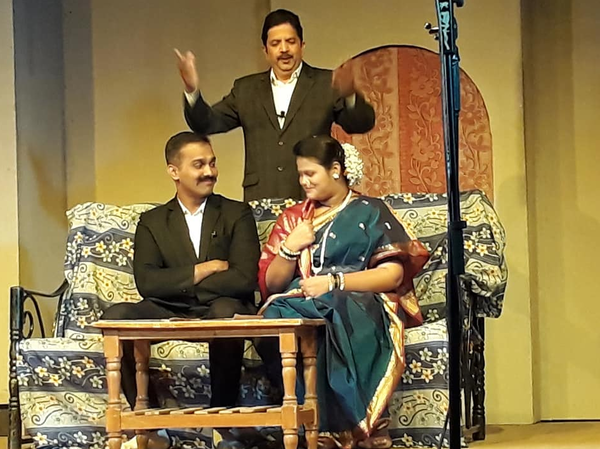 Marathi play Ekach Pyala staged at Keshavrao Bhosale Natyagruha ...