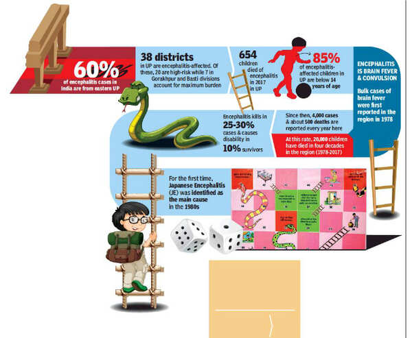 UNICEF: Beating encephalitis with Snakes and ladders | Lucknow News ...