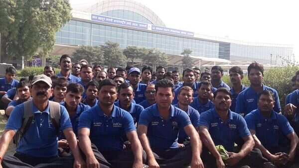 Indigo Airlines: IndiGo ground staff goes on strike in Varanasi | India ...