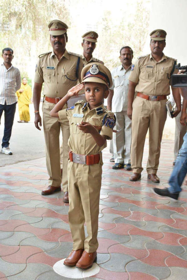 Hyderabad’s top cop for a day: He’s 6-year-old and terminally ill ...