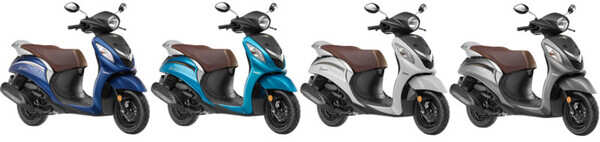 Stylish Yamaha Fascino scooter get new colours - Times of India
