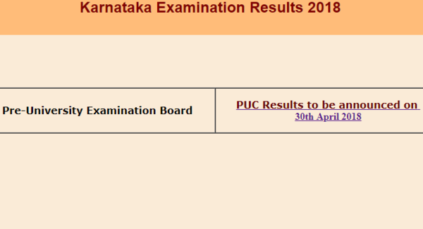 Karnataka PUC Results 2018 date declared; Details here - Times of India