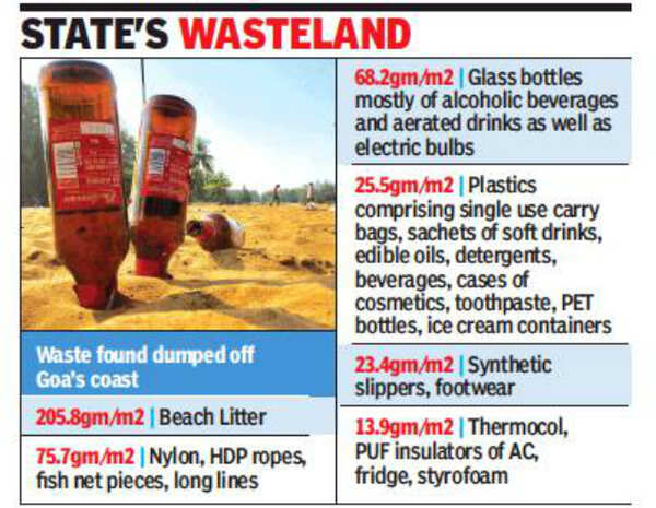 GOA BEACH WASTE: With 41kg litter per head, Goa beaches are garbage ...