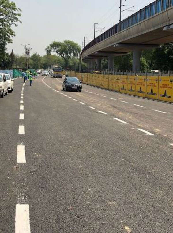 New slip road opened on Dhaula Kuan-IGI road, set to improve traffic ...