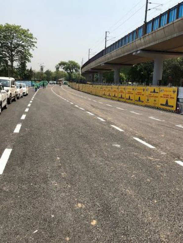 New slip road opened on Dhaula Kuan-IGI road, set to improve traffic ...