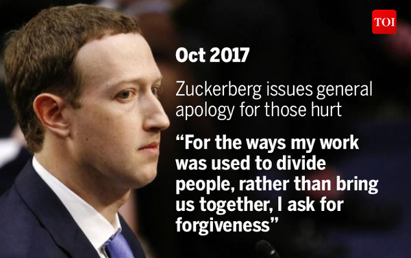 Facebook: 12 years, 9 apologies: When and why Mark Zuckerberg said ...