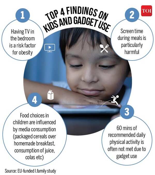 Too much screen time is taking a toll on kids’ health - Times of India